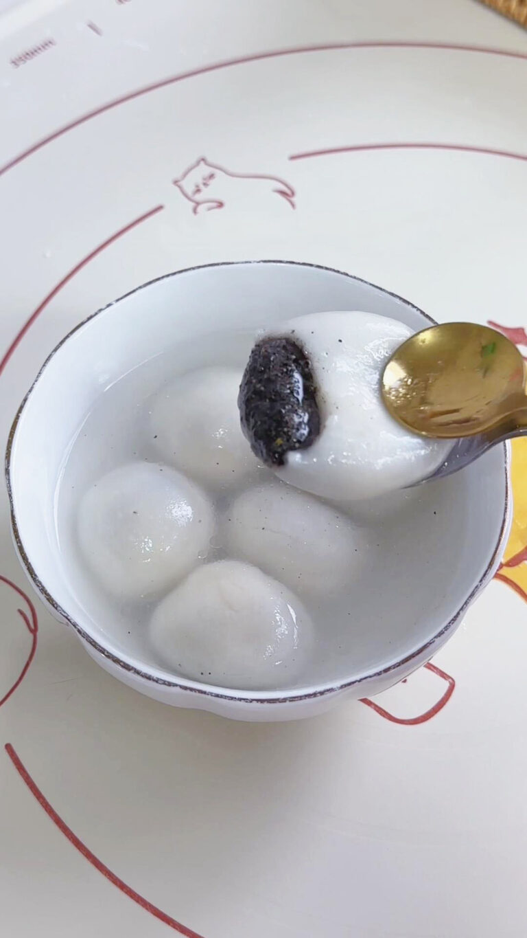 Black Sesame Tang Yuan Recipe - Nana With Chopstick