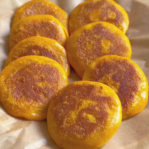 Chinese Pumpkin Cake Recipe - Nana With Chopstick