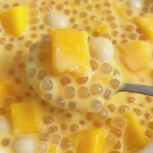 Mango Glutinous Rice Balls Recipe - Nana With Chopstick