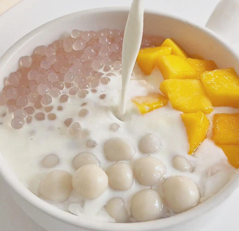 Mango Glutinous Rice Balls Recipe - Nana With Chopstick