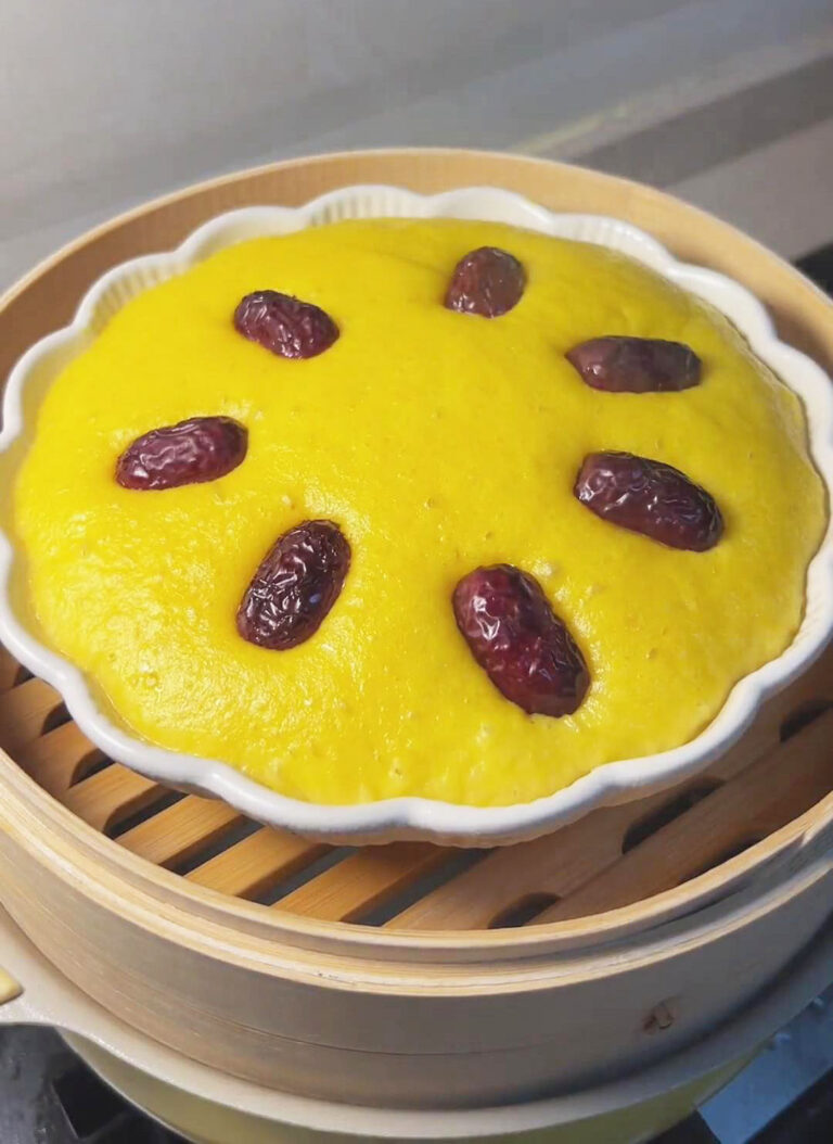 Pumpkin Fa Gao Recipe - Nana With Chopstick