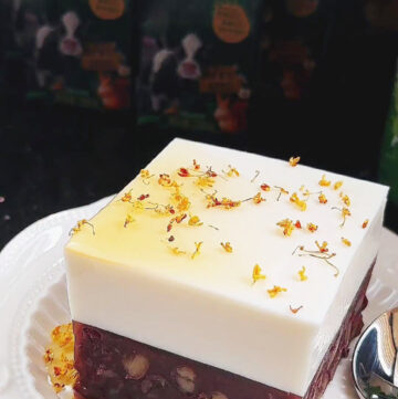 Red Bean Pudding with Coconut Milk - Nana With Chopstick