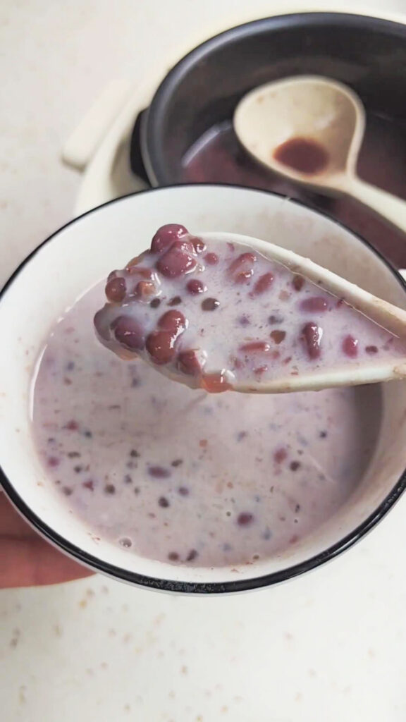 Red Bean Soup With Sago - Nana With Chopstick