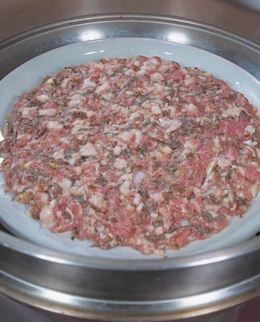 Steamed Minced Pork with Preserved Vegetables - Nana With Chopstick