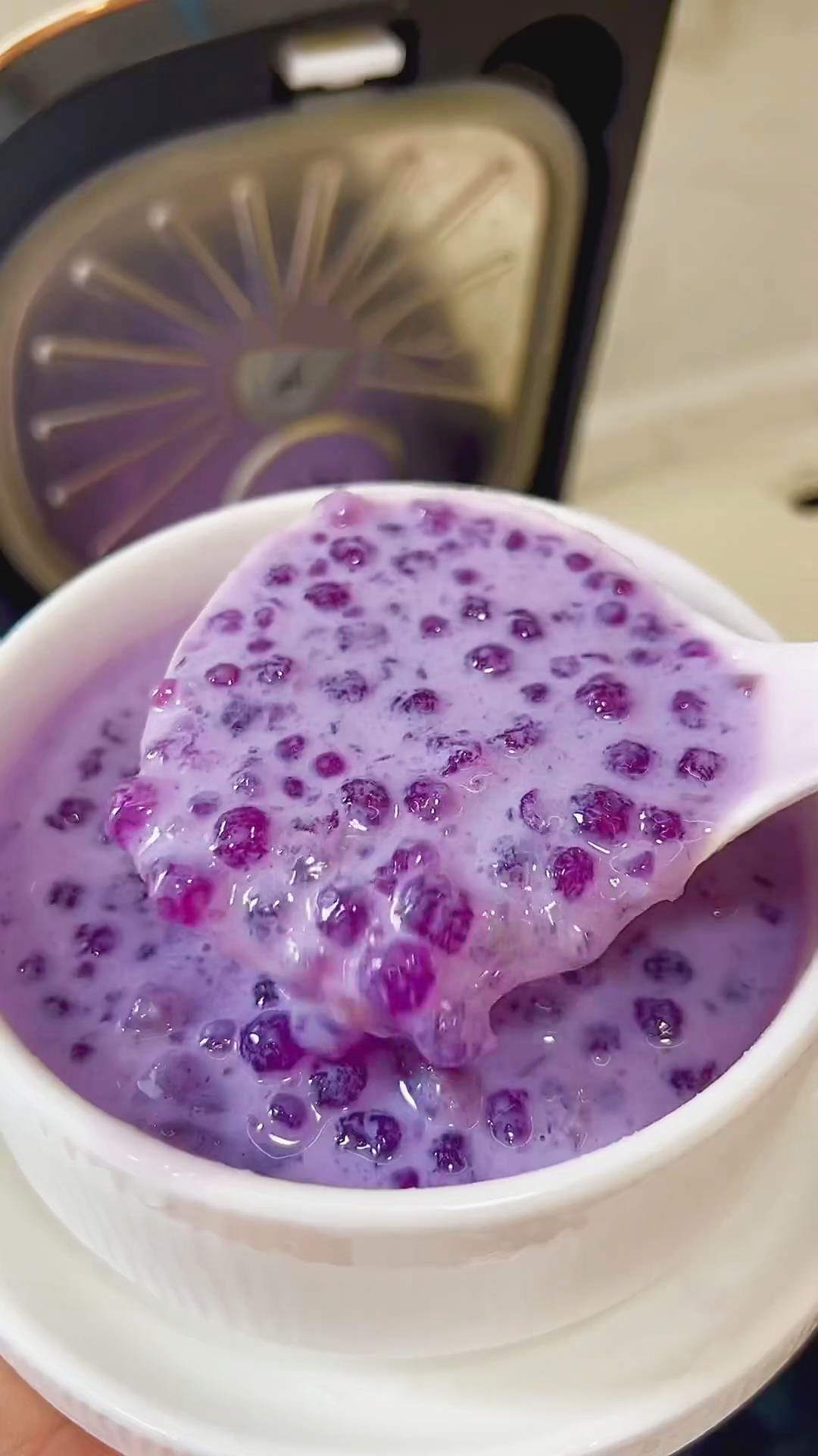 Purple Sweet Potato Tapioca (Sago) - Nana With Chopstick