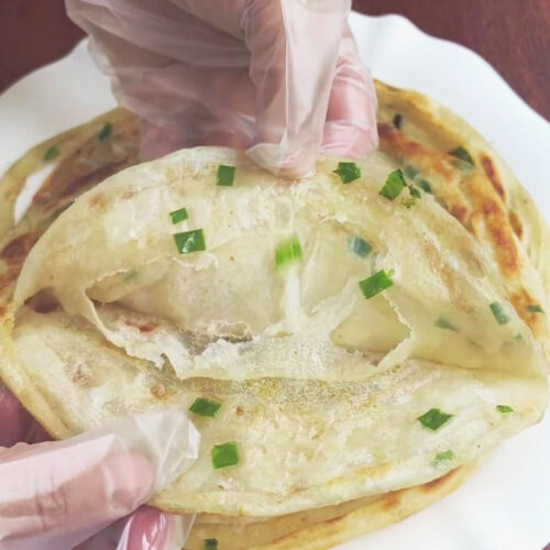 Shou Zhua Bing (Crispy Chinese Pancakes) Recipe - Nana With Chopstick