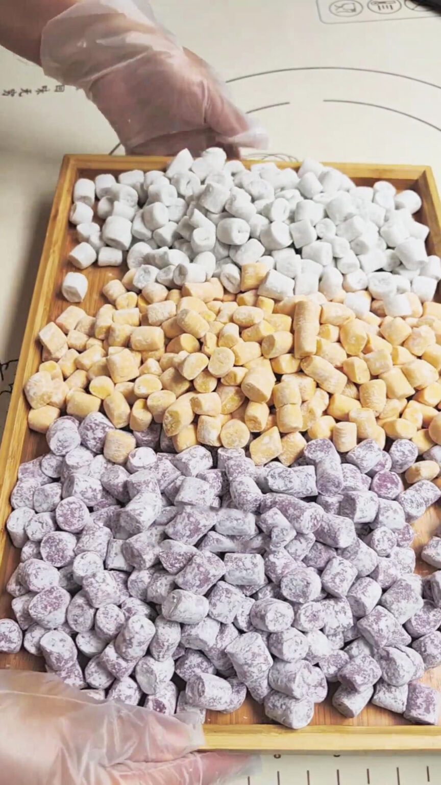 How to Make Taro Balls - Nana With Chopstick