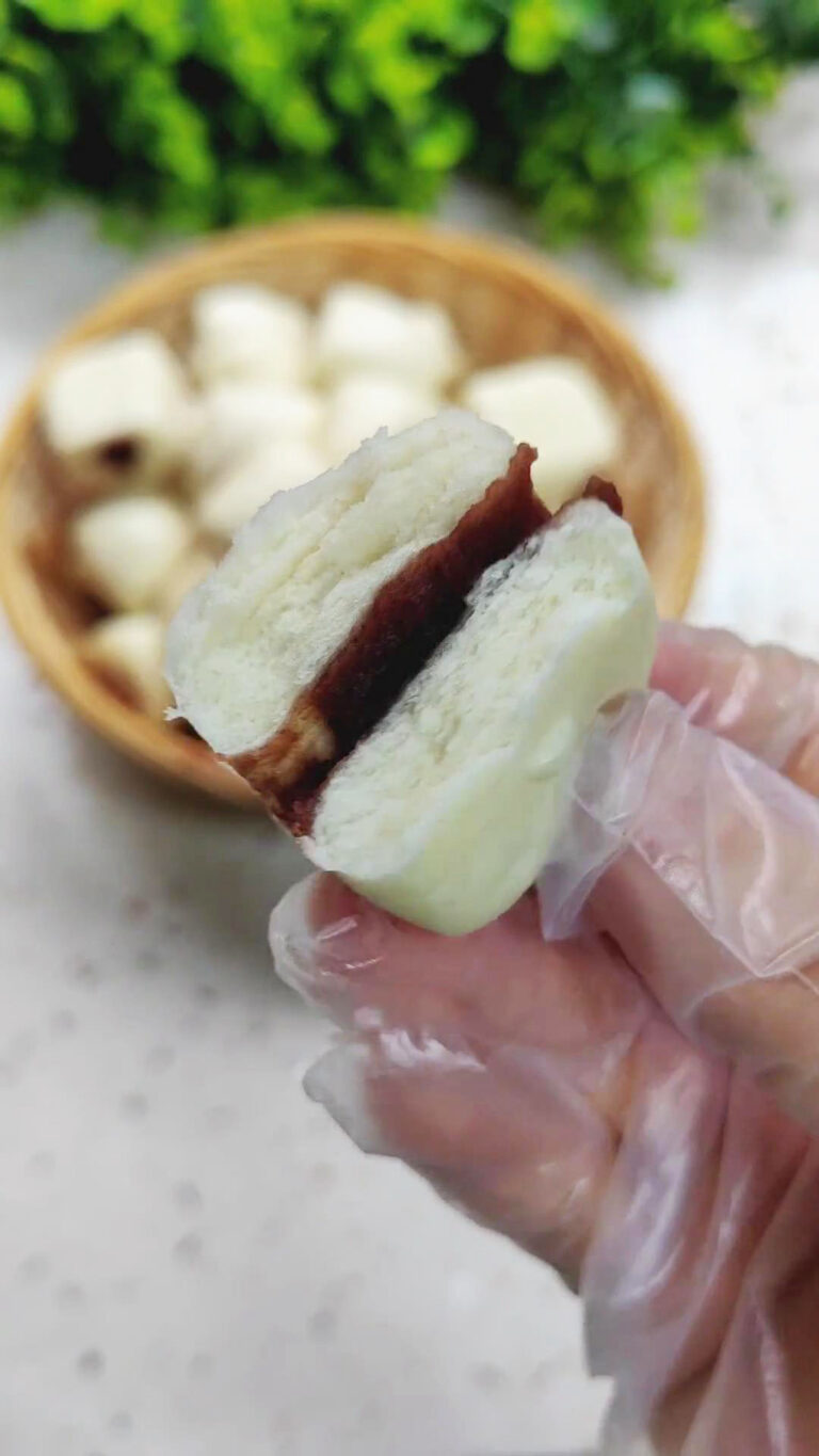 Mini Red Bean Buns or Mantou Recipe - Nana With Chopstick