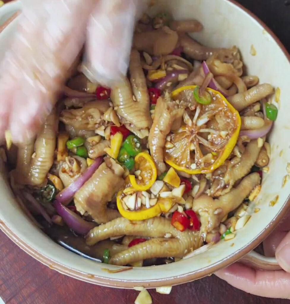 Chicken Feet Salad Recipe - Nana With Chopstick