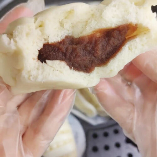 Red Bean Paste Buns Recipe - Nana With Chopstick