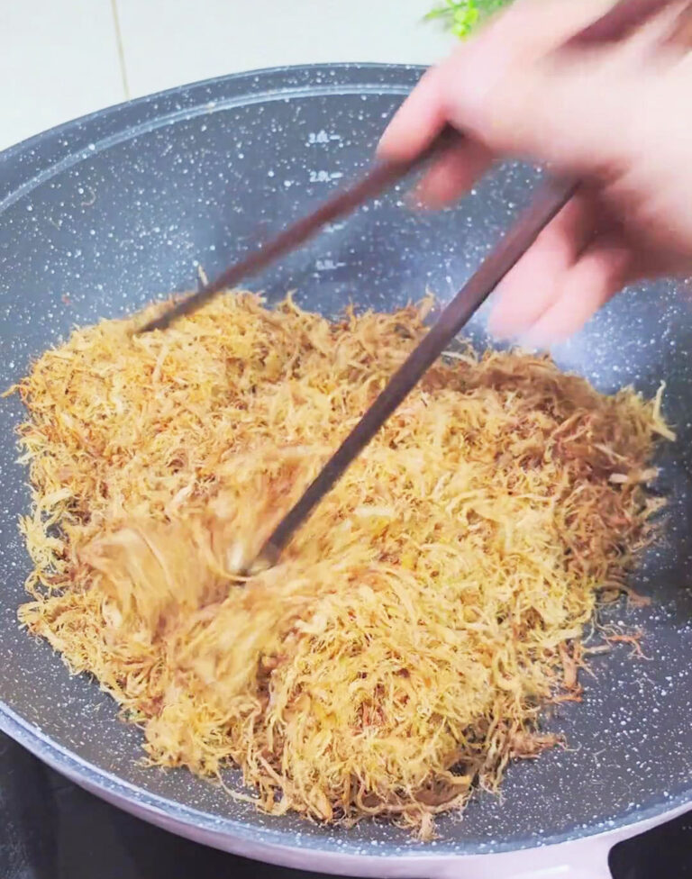 Homemade Pork Floss Recipe - Nana With Chopstick