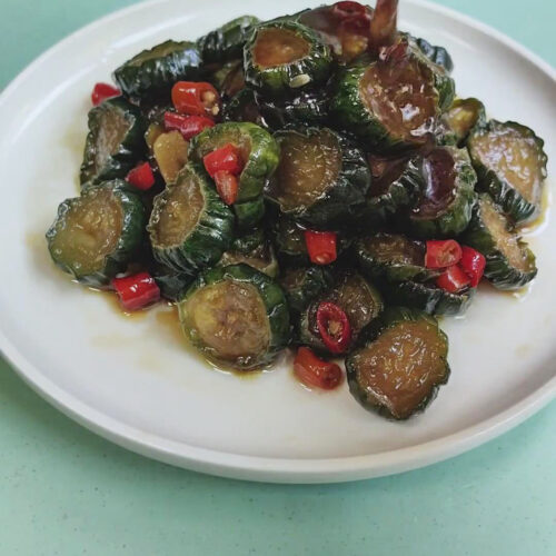 Chinese Pickled Cucumbers Recipe - Nana With Chopstick