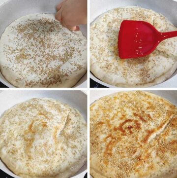 Chinese Flaky Bread Recipe - Crispy Layered Flatbread - Nana With Chopstick