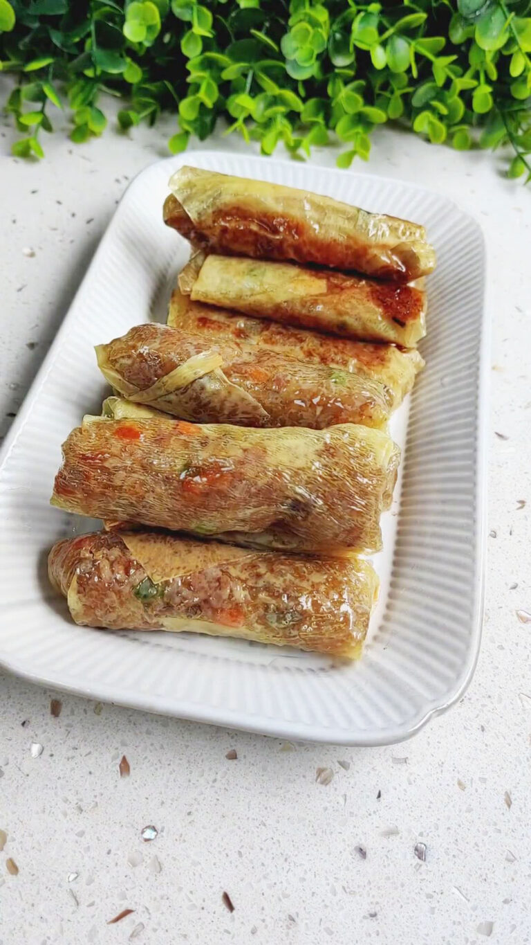 Bean Curd Rolls Recipe - Nana With Chopstick