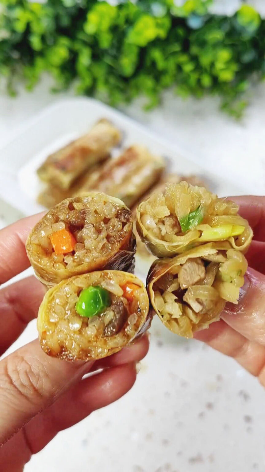 Bean Curd Rolls Recipe - Nana With Chopstick