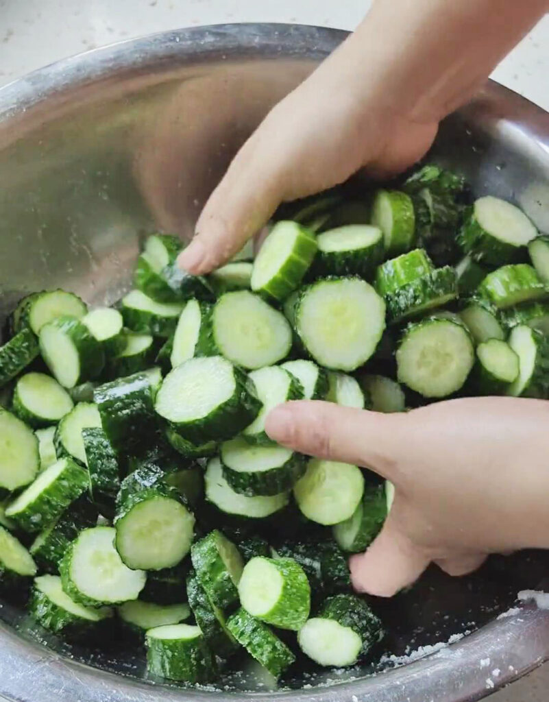 Chinese Pickled Cucumbers Recipe - Nana With Chopstick