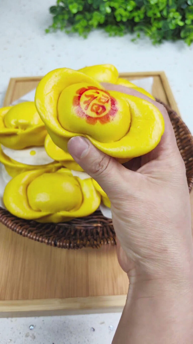 Chinese Golden Bun Recipe - Nana With Chopstick