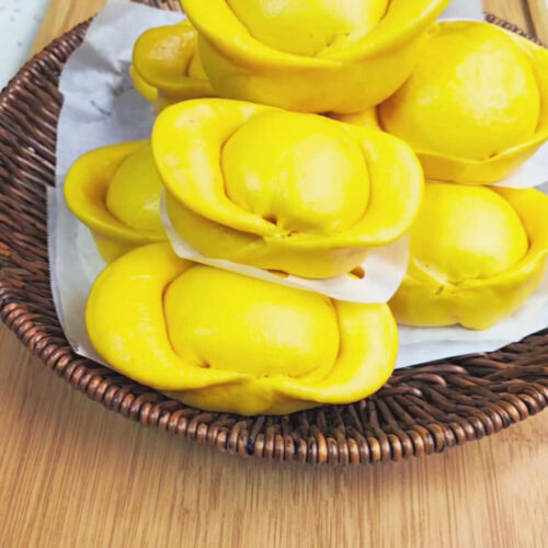 Chinese Golden Bun Recipe - Nana With Chopstick