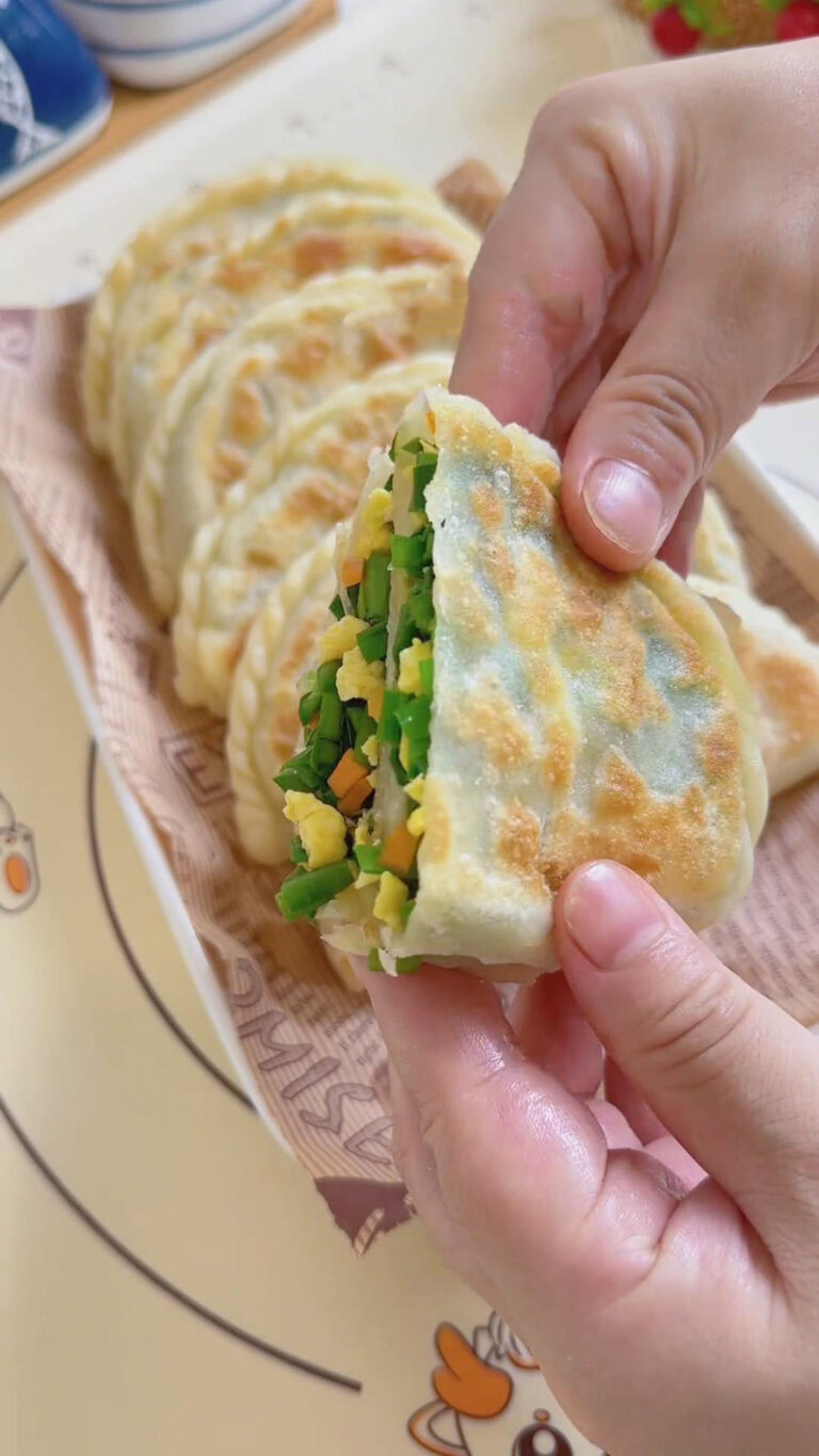 Chinese Chive Pockets Recipe - Nana With Chopstick