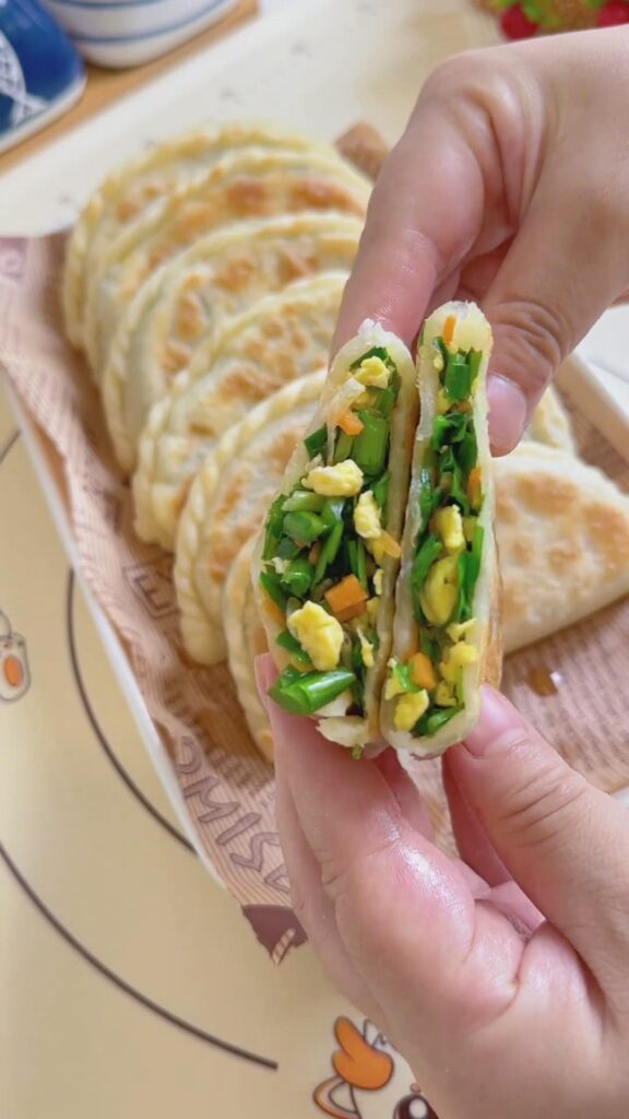 Chinese Chive Pockets Recipe - Nana With Chopstick