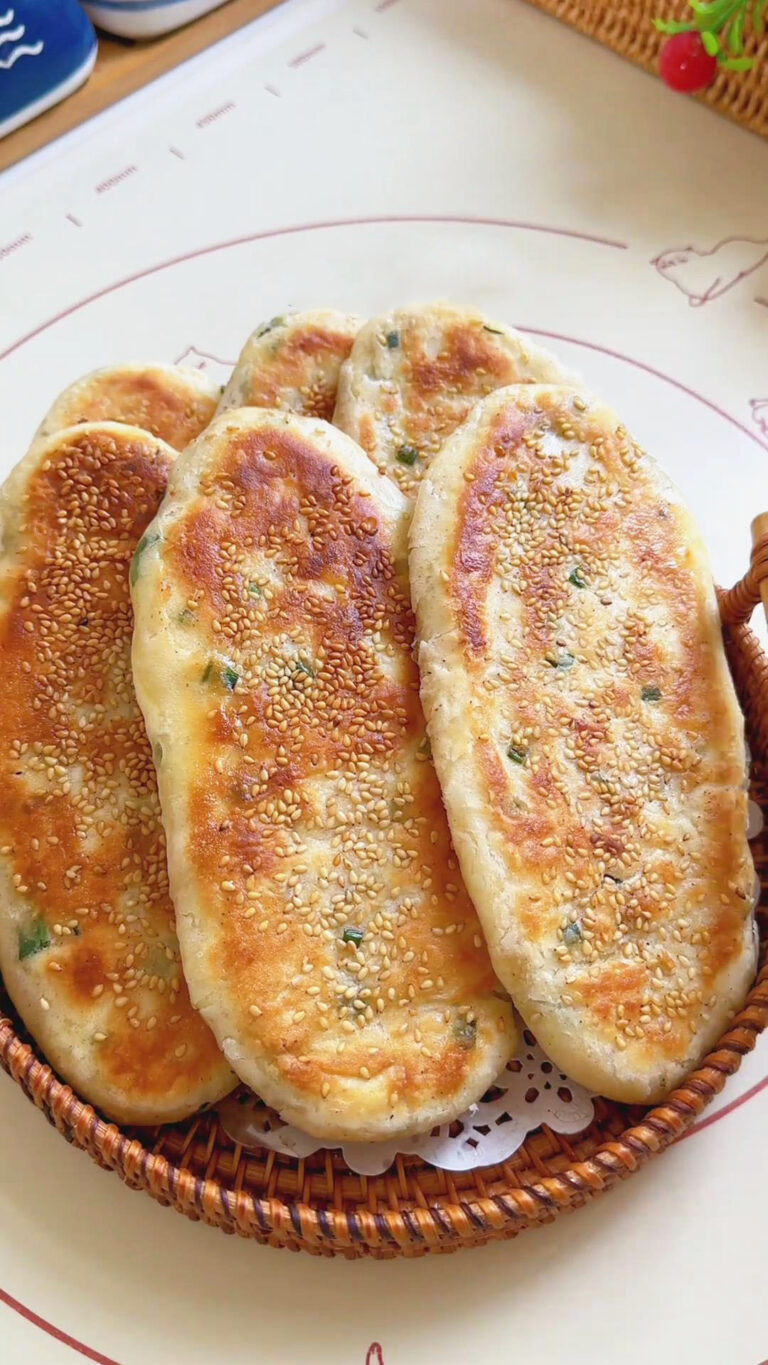 Green Onion Shao Bing (Chinese Green Onion Flatbread) - Nana With Chopstick