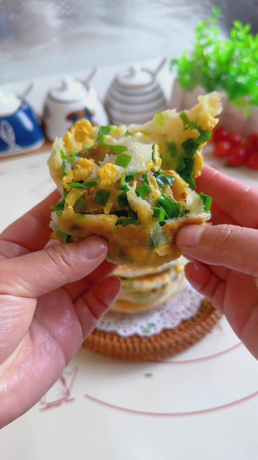 Easy Pan-Fried Chive Buns (No-Knead) - Nana With Chopstick