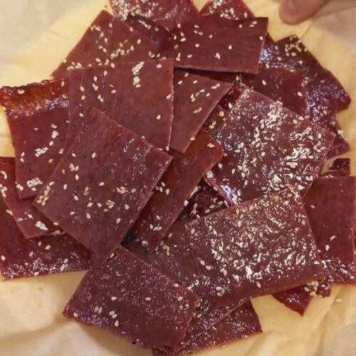 Homemade Chinese Pork Jerky (Bak Kwa) Recipe - Nana With Chopstick