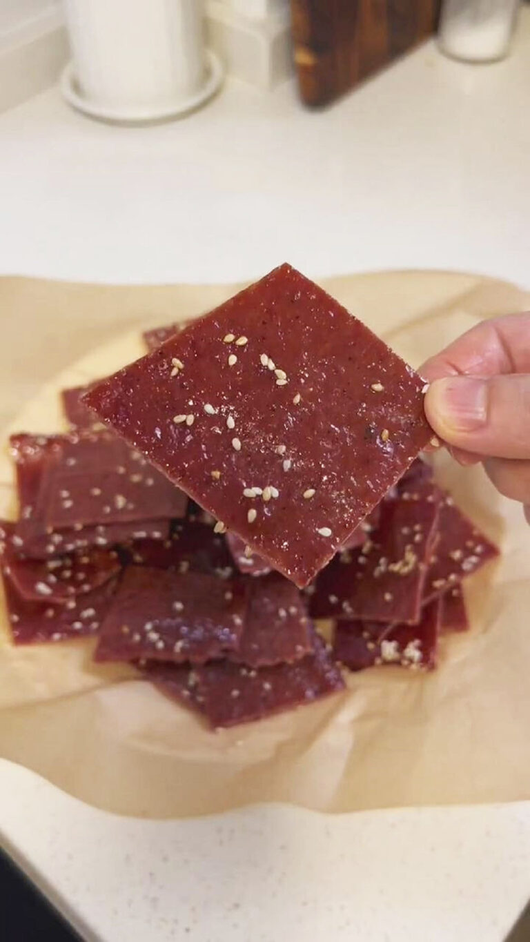 Homemade Chinese Pork Jerky (Bak Kwa) Recipe - Nana With Chopstick