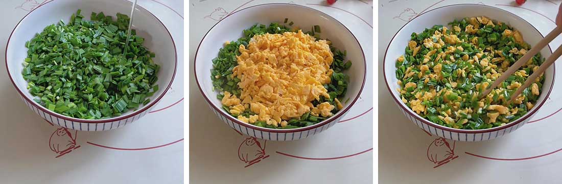 Easy Pan-Fried Chive Buns (No-Knead) - Nana With Chopstick