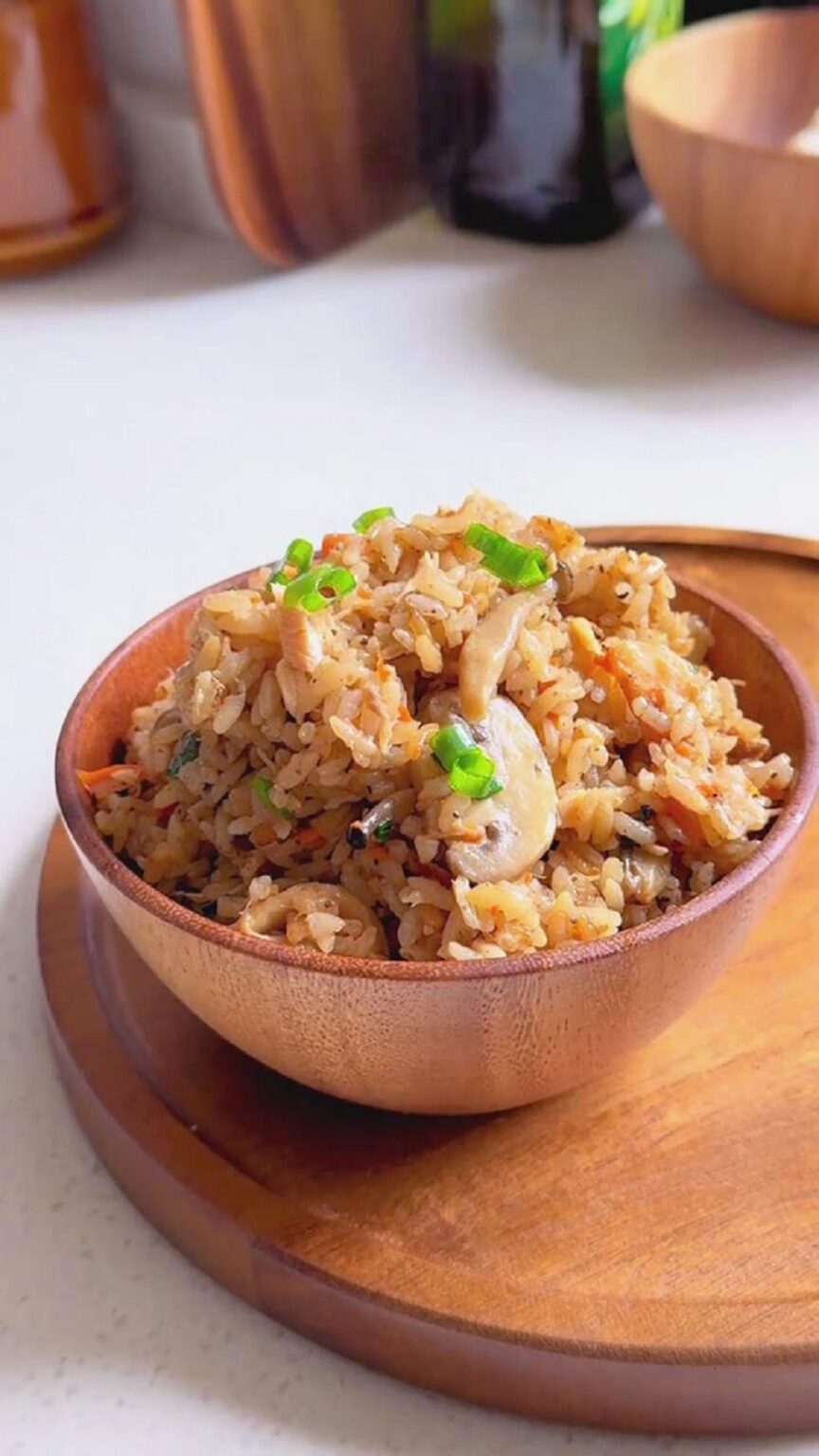 Rice Cooker Salmon Rice - Nana With Chopstick