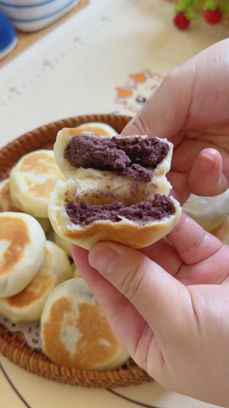 Fried Red Bean Bun Recipe - Nana With Chopstick