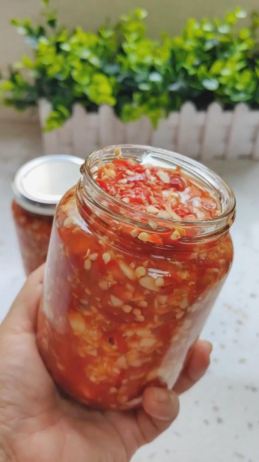 Homemade Chili Paste with Garlic - Nana With Chopstick