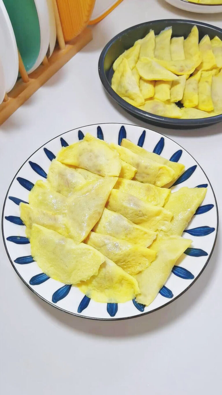 Easy Egg Dumplings (No Dough Needed!) - Nana With Chopstick
