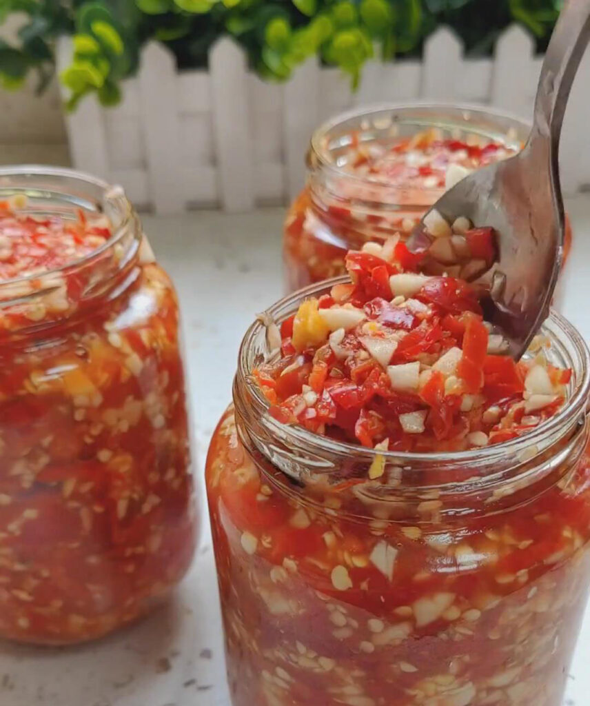 Homemade Chili Paste with Garlic - Nana With Chopstick