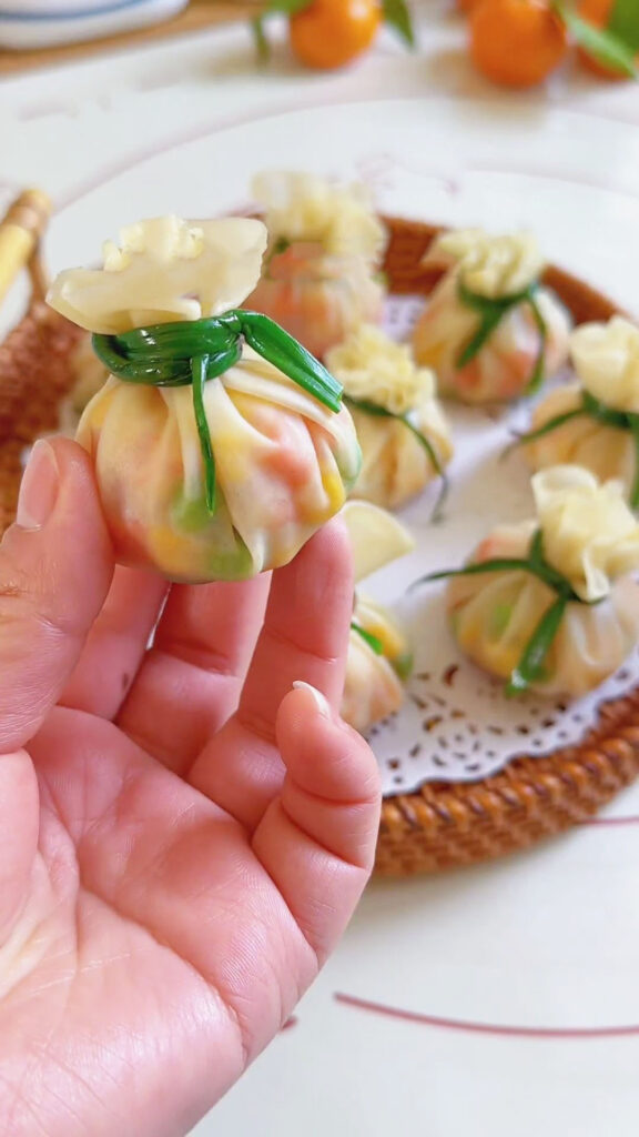 Easy Money Bag Dumplings - Nana With Chopstick