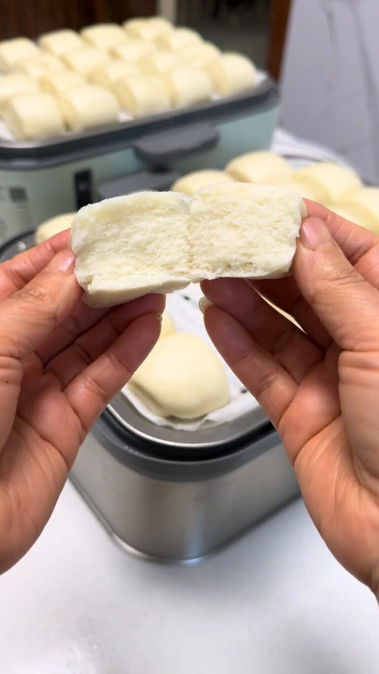 Chinese Yam Mantou Recipe – Naturally Soft & Fluffy Steamed Buns - Nana ...