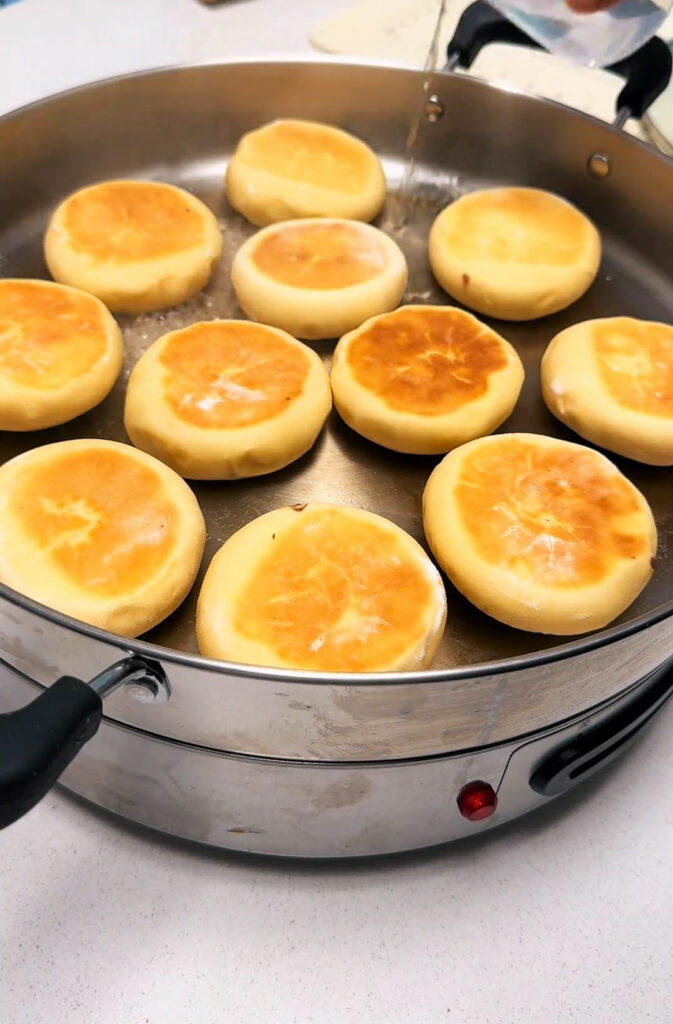 Easy Pan-Fried Red Bean Buns (No Oven, No Water Dough) - Nana With ...