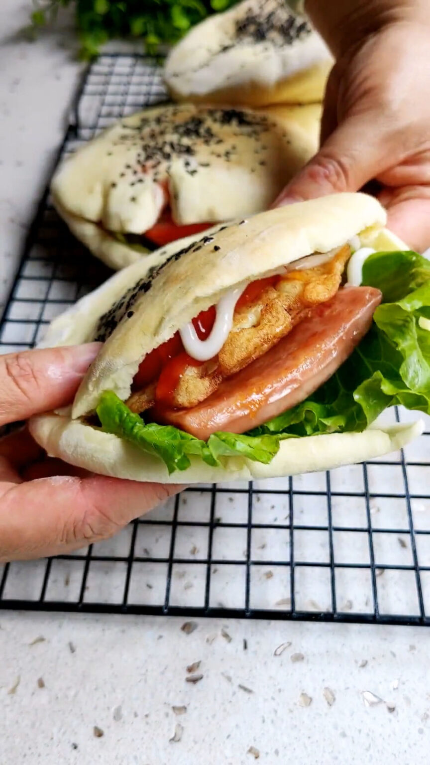 How to Make Chinese Pita Bread – Fluffy & Hollow - Nana With Chopstick